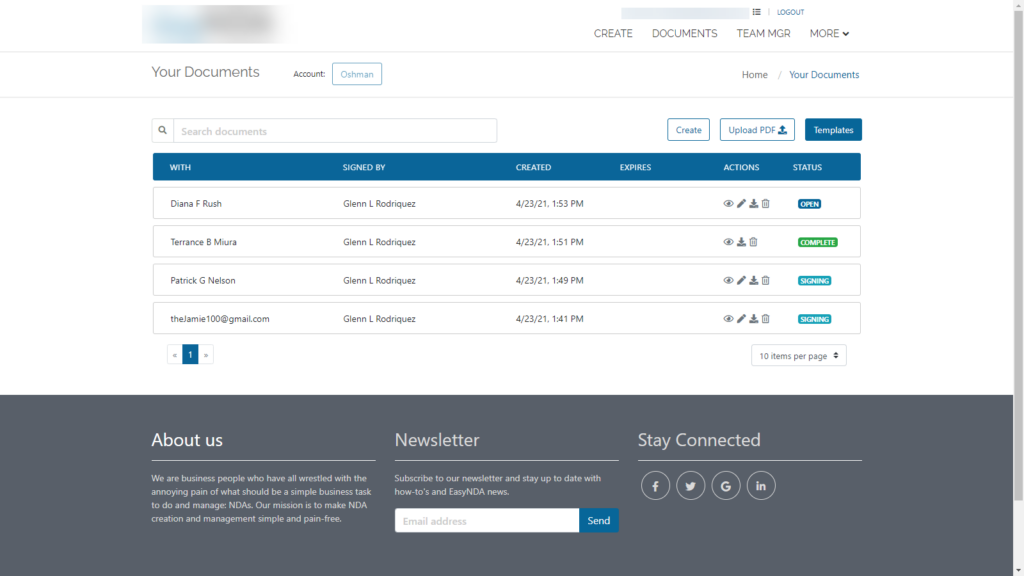 Click-Sign-Check-Send Solutions Platform - EZtek Software