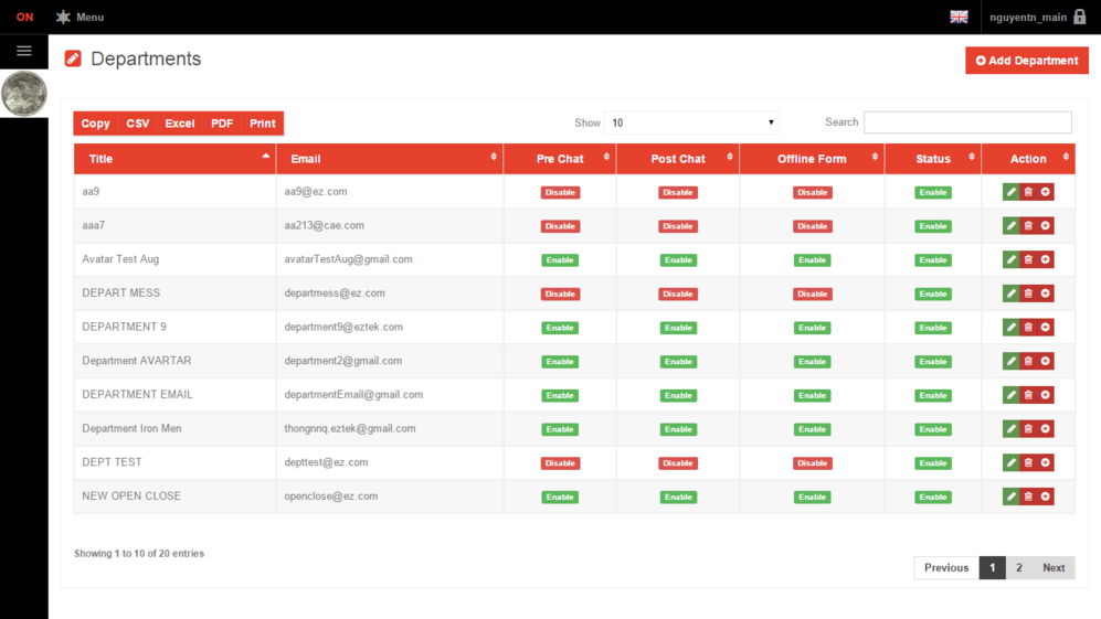 SupportOn - EZtek Software